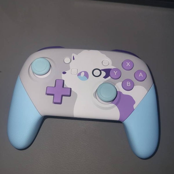 Custom Shiny Alolan Vulpix Themed Nintendo Switch Pro Controller - Etsy