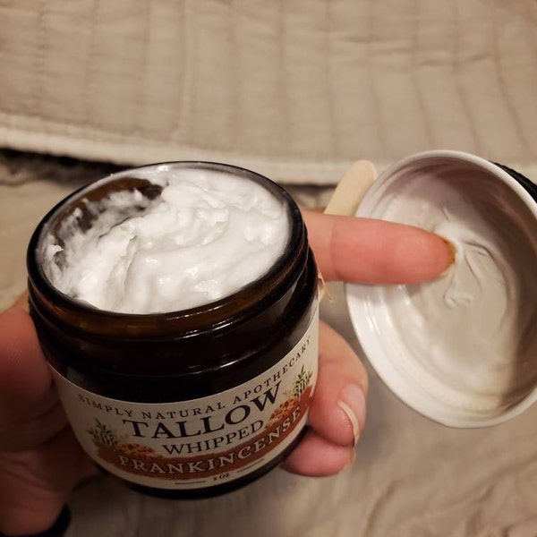 Tallow Mineral Sun Balm, SPF 30+, Natural Organic Sunscreen, Grass-fed ...
