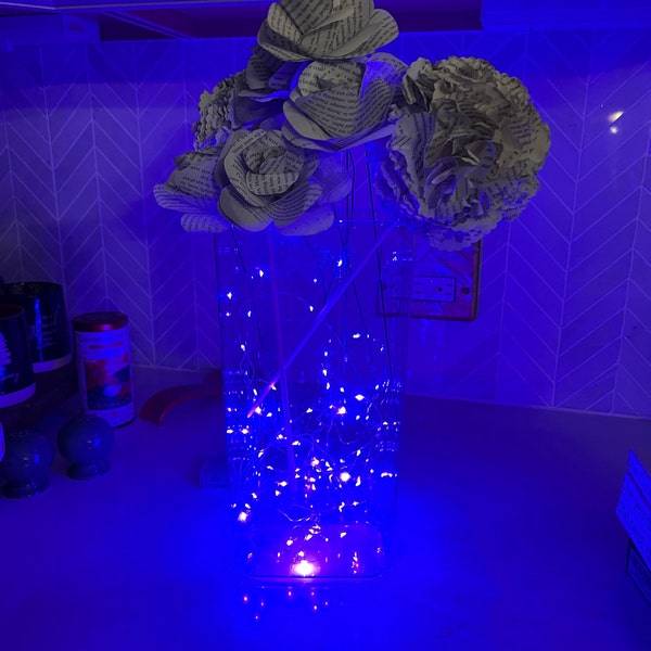 Book Page Hydrangea Blossoms (set of 3), Book Page Flowers, Hydrangeas ...