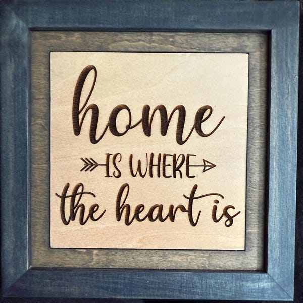 Ceramic Tile Wood Frame: Custom 8-inch X 8-inch Real Wood Frame for ...