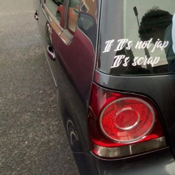Plaster Dent Funny Car Sticker - JDM RWD Drift Classic Car Campervan ...