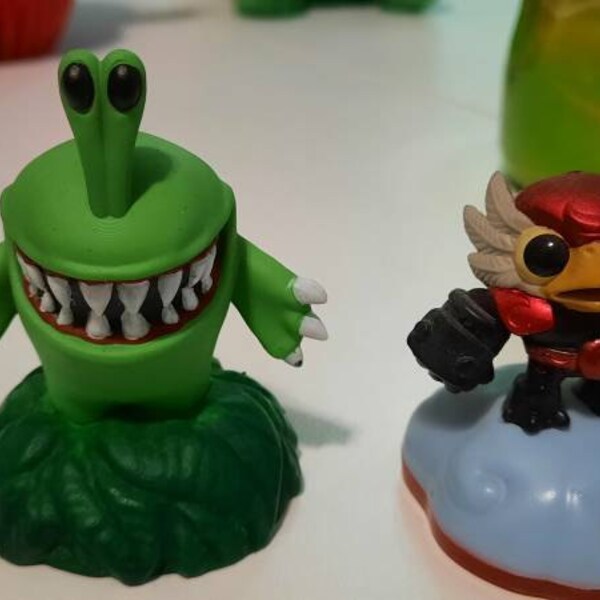 Custom Skylanders Bone Chompy Figure - Etsy