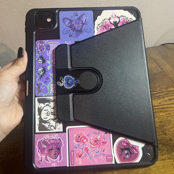 Demon Girl Sticker Sheet Neon Purple Goth Original Artwork 3 - Etsy Canada