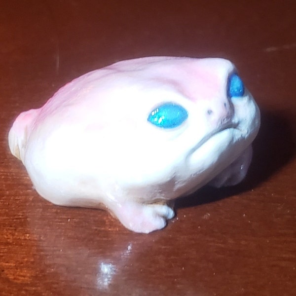 Sad Avocado Realistic Black Rain Frog Friend Deskpal - Etsy Canada