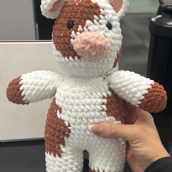 Crochet Bunny Pattern | Plushie Pattern | Amigurumi Bunny | Overalls ...