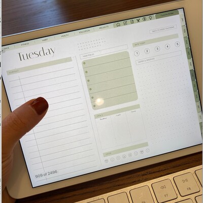 2023 2024 Digital Goodnotes Planner, Notability Planner, iPad Planner ...