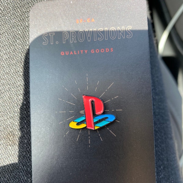 Playstation Retro Video Games Logo Pin— Sony PS1 90s Gaming Soft Enamel ...