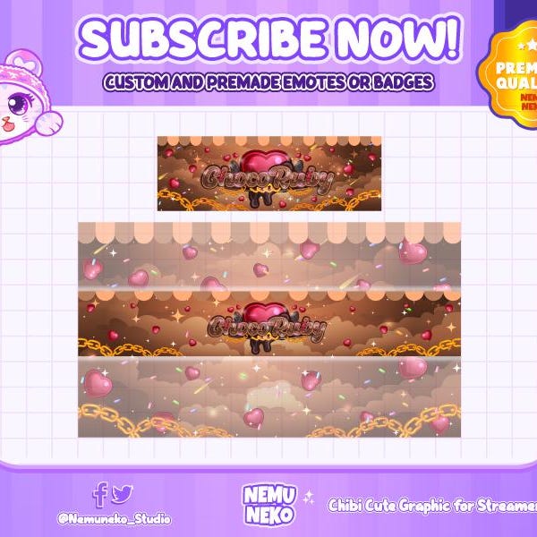 Custom Animated Facecam Overlay / Webcam Overlay in Cute Style or ...