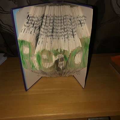 Read Word Book Folding Pattern - Etsy