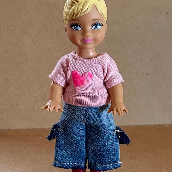 Handmade Clothes for 1/6 Scale Mini Dolls, 5.5 Inch Dolls- DRESS - Etsy