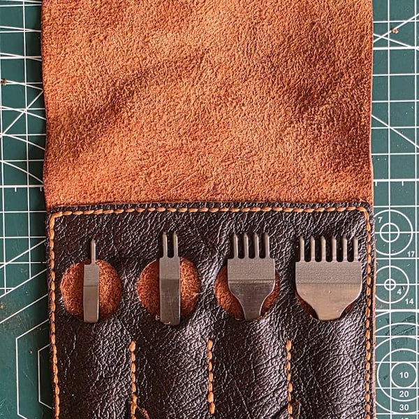 Bundle of 4 Leather Patterns for Beginners -skiving Knife Sheaths ...