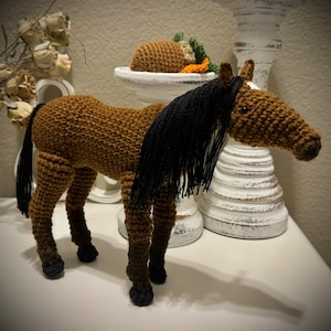 Stablemates Clydesdale Crochet Pattern, Realistic Horse Toy - Etsy
