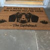 American Bully Door Mat, Funny We Know You ARE Here Door Mats, American ...