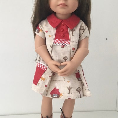 Coline Sewing Pattern for Ruby Red Fashion Friends and Little Kidz De ...