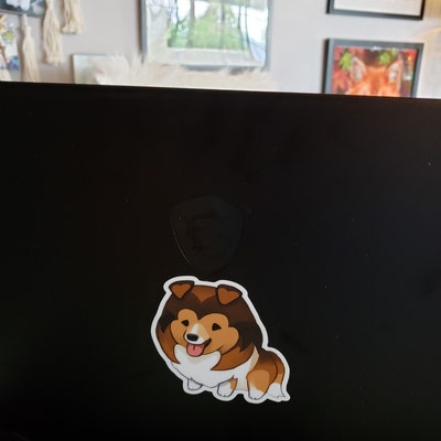Vinyl Sticker Rough Collie Red Sable - Etsy