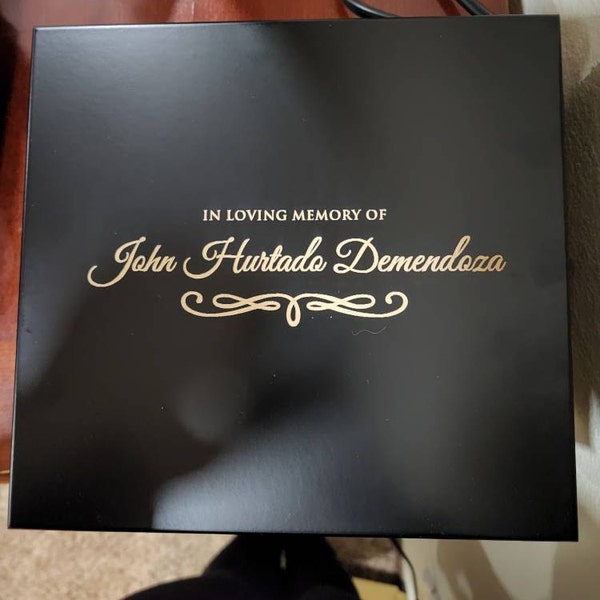 Classy Memorial Gift Box, Memorial Gifts, Classy Memory Box, Classy ...
