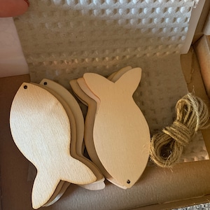 10x Wooden Simple Basic Fish Craft Shape 3mm Ply - Etsy