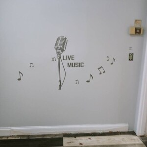 Musical Notation Wall Decals Musical Mark Vinyl Wall Sticker | Etsy