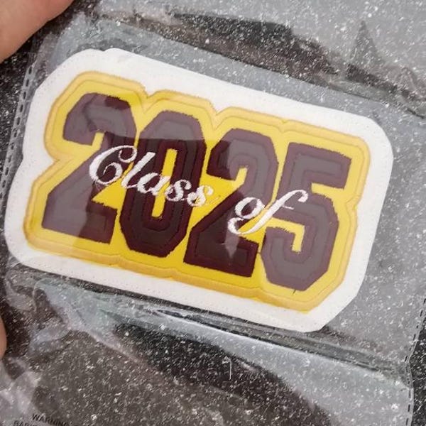 Graduation Year Letterman Jacket Patch | Class Year Letterman Jacket ...