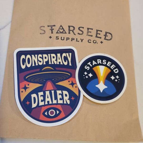Starseed Patch - New Age Esoteric Fashion - 2" Iron on Embroidered ...