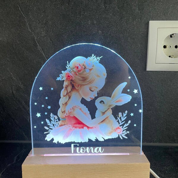 Kid Night Light With Name, Custom Night Light, Baby Night Light ...