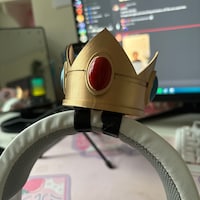King Boo-inspired Crown 3D Printed - Etsy