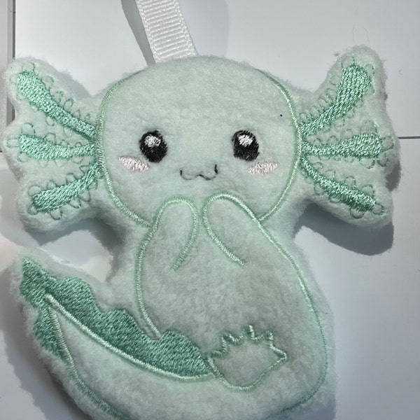 ITH PATTERN 4x4" / 10 X 10 Cm Axolotl Plush - Etsy