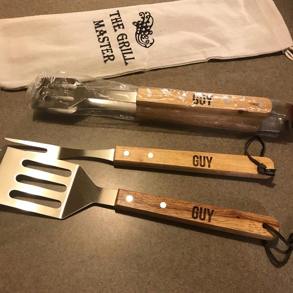 Personalized Grill Master 4-PC Grill Utensil Set - Etsy