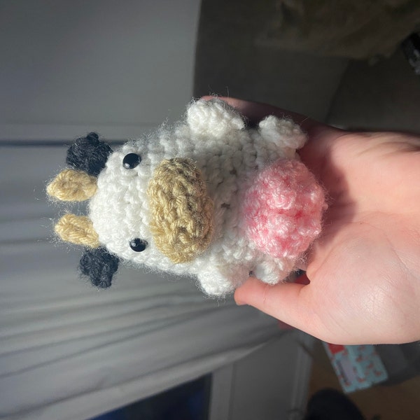 Beginner Cow Crochet Kit - Easy Crochet Starter Kit - Crochet Animals ...