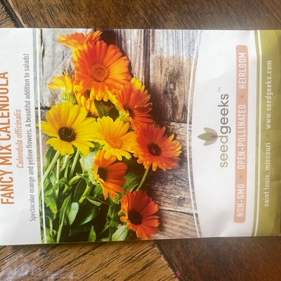 Calendula Officinalis, Fancy Mix Heirloom Seeds, Flower Seeds - Etsy