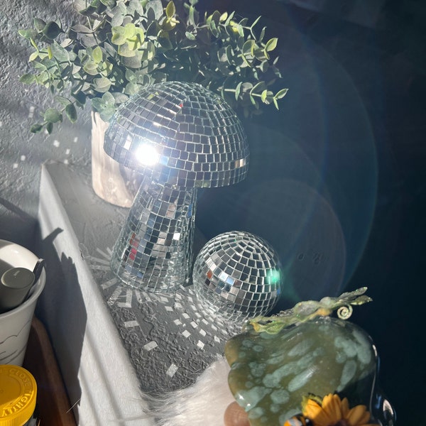 2” Gold Tabletop Disco Ball - Small Disco Ball, Table Centerpiece ...