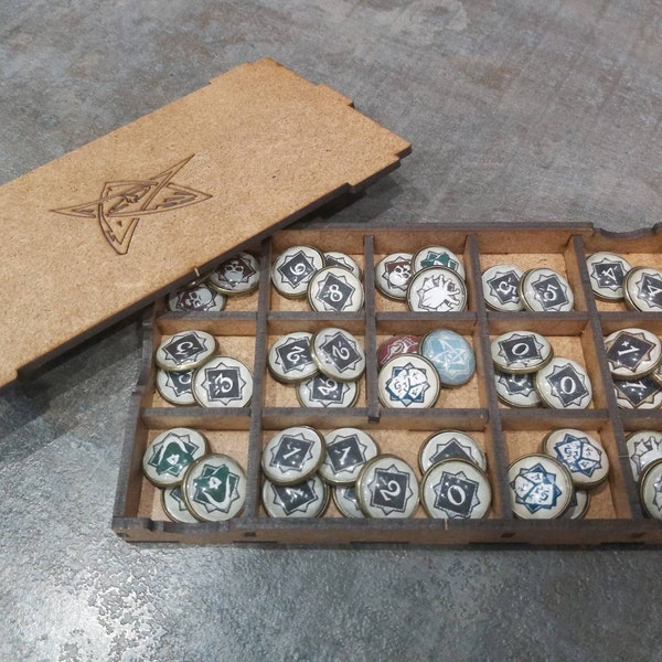 Call of Cthulhu Arkham Horror Tokens! Full Set! Arkham Horror Card Game ...