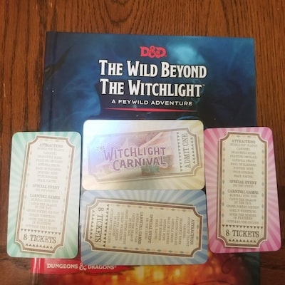 Holographic Carnival Tickets for the Wild Beyond the Witchlight - Etsy