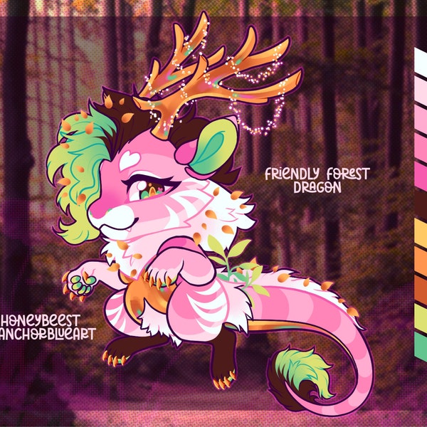 Custom Original Character Design Furry/fursona Adoptable - Etsy