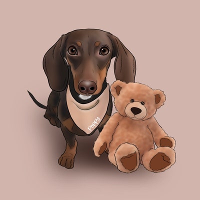 Happy Mother's Day Printable Dog Mothers Day Card, Dachshund Mothers ...