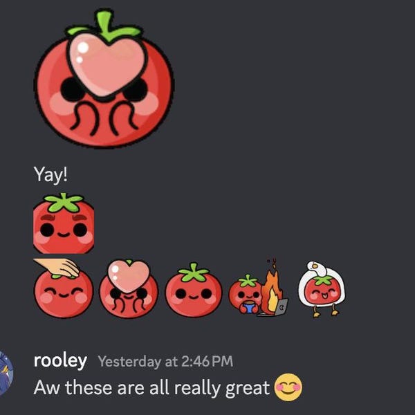 Kawaii Food Themed Feet Licking Potato Animated Emote for Twitch and ...