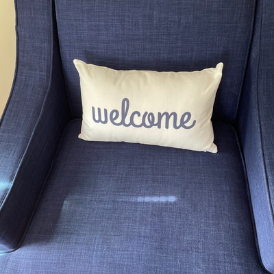 Welcome Pillow House Warming Gift Entryway Pillow Welcome - Etsy