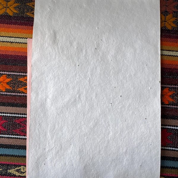 Ultra Thick Handmade Watercolor Paper, Deckled Edge Paper, 500GSM - 15 ...