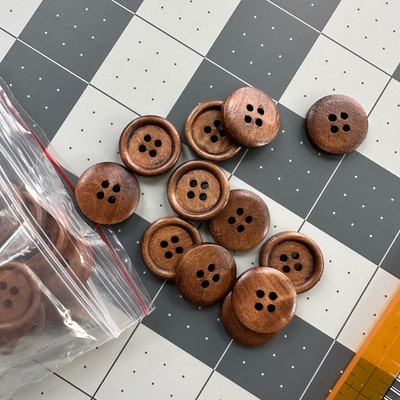 Seashell Buttons, Mother of Pearl, 10 Count, 3/4 Inch, Natural Shell ...