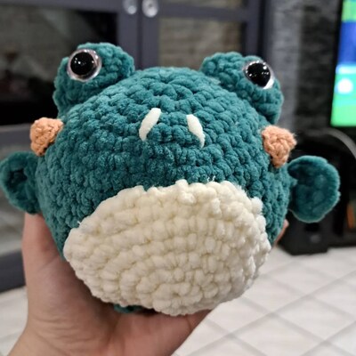 3in1 Crochet Pattern Chubby Squishy Frogs (Instant Download) - Etsy