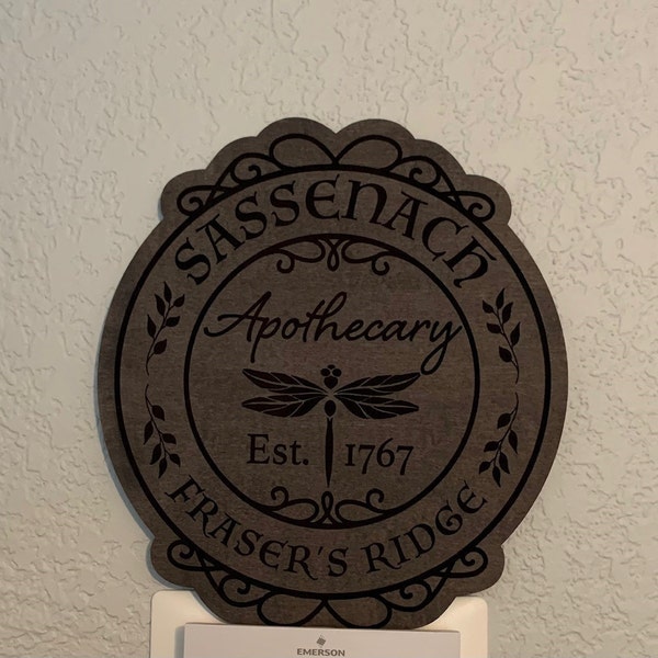 Outlander Sign/outlander Gift/apothecary/scotland/frasers Ridge/jamie ...