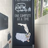 USA Decal Sticker Travel Map for Rv's and Campers - Etsy