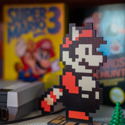 Super Mario Bros 3 Video Game Sprites Nintendo Inspired Art - Etsy