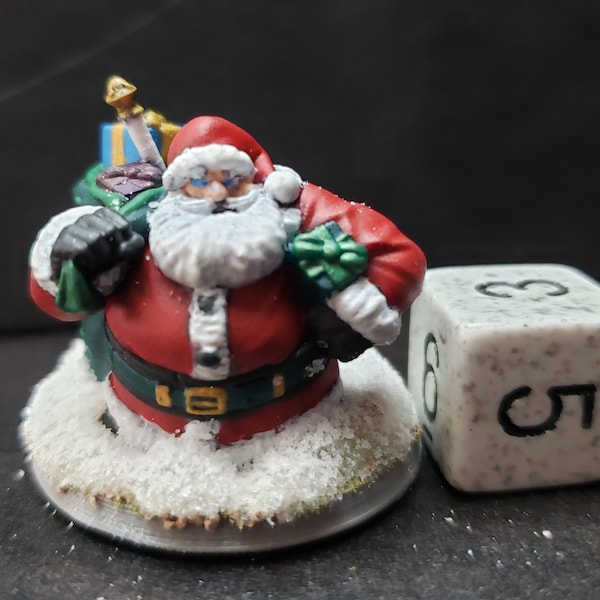 Dwarven Santa Resin Miniature Dnd Miniatures Dungeons & Dragons ...