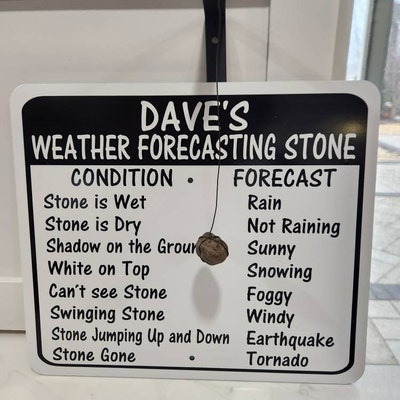 Weather Forecasting, Sign, Weather, Boulder, Stone, Rock, Weather ...