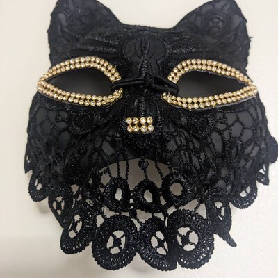 Masquerade Mask, Venetian Mask, Adult Dance Lace Mask, Black Lace Mask ...
