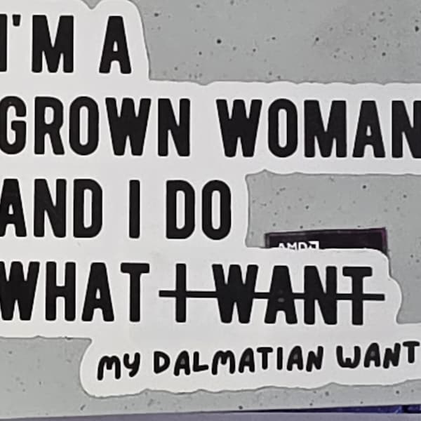 Dalmatian Stack Sticker | Dalmatian Conformation Show Sticker ...