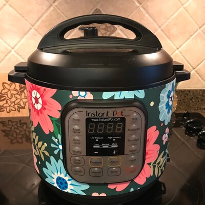 16 Colors Vivid Flowers Colored Background Instant Pot Wrap Instapot ...
