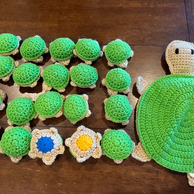 The ORIGINAL Turtle Memory Game PATTERN English Pdf ORIGINAL Stitched ...