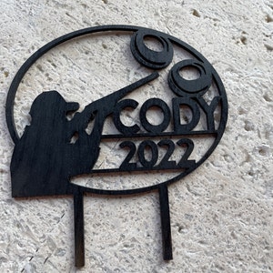 Couple Dirt Bike Cake Topper Boy and Girl Mud Bikes Made | Etsy